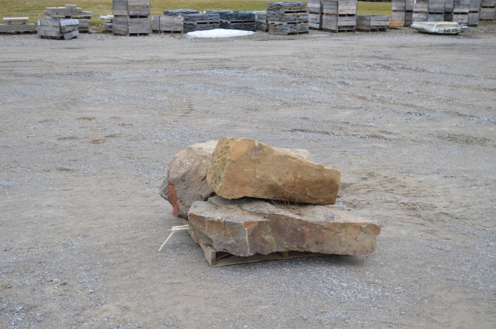 Natural Stone Boulders - Frank Brother's Landscape Supply Inc.